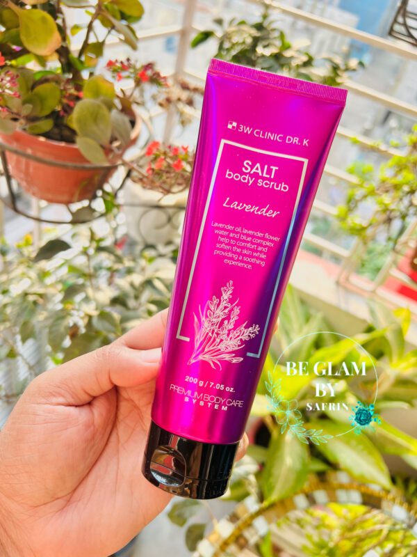 3W CLINIC DR.K Salt Body Scrub (Lavender) - Be Glam by Safrin