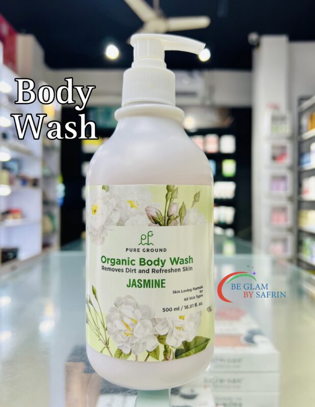 Pure Ground Jasmine Organic Body Wash - Be Glam by Safrin