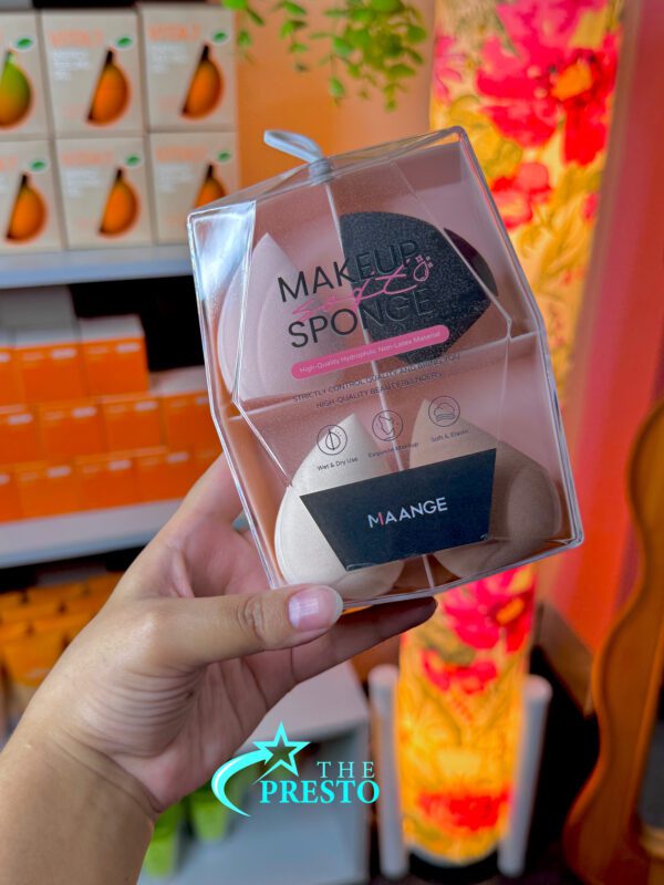 Maange 4ps Makeup Sponge - Be Glam by Safrin